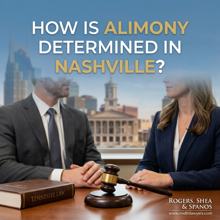 How Is Alimony Determined in Nashville? | Rogers, Shea & Spanos
